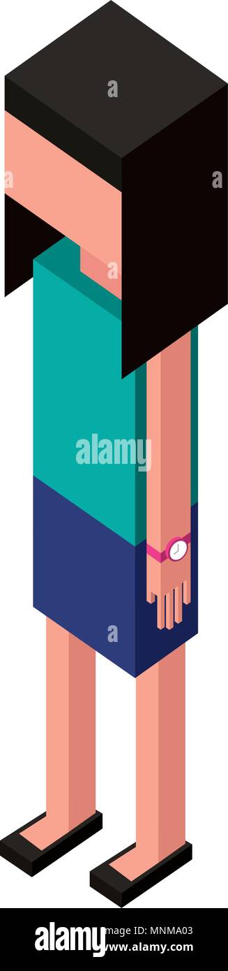 woman avatar isometric icon Stock Vector Image & Art - Alamy
