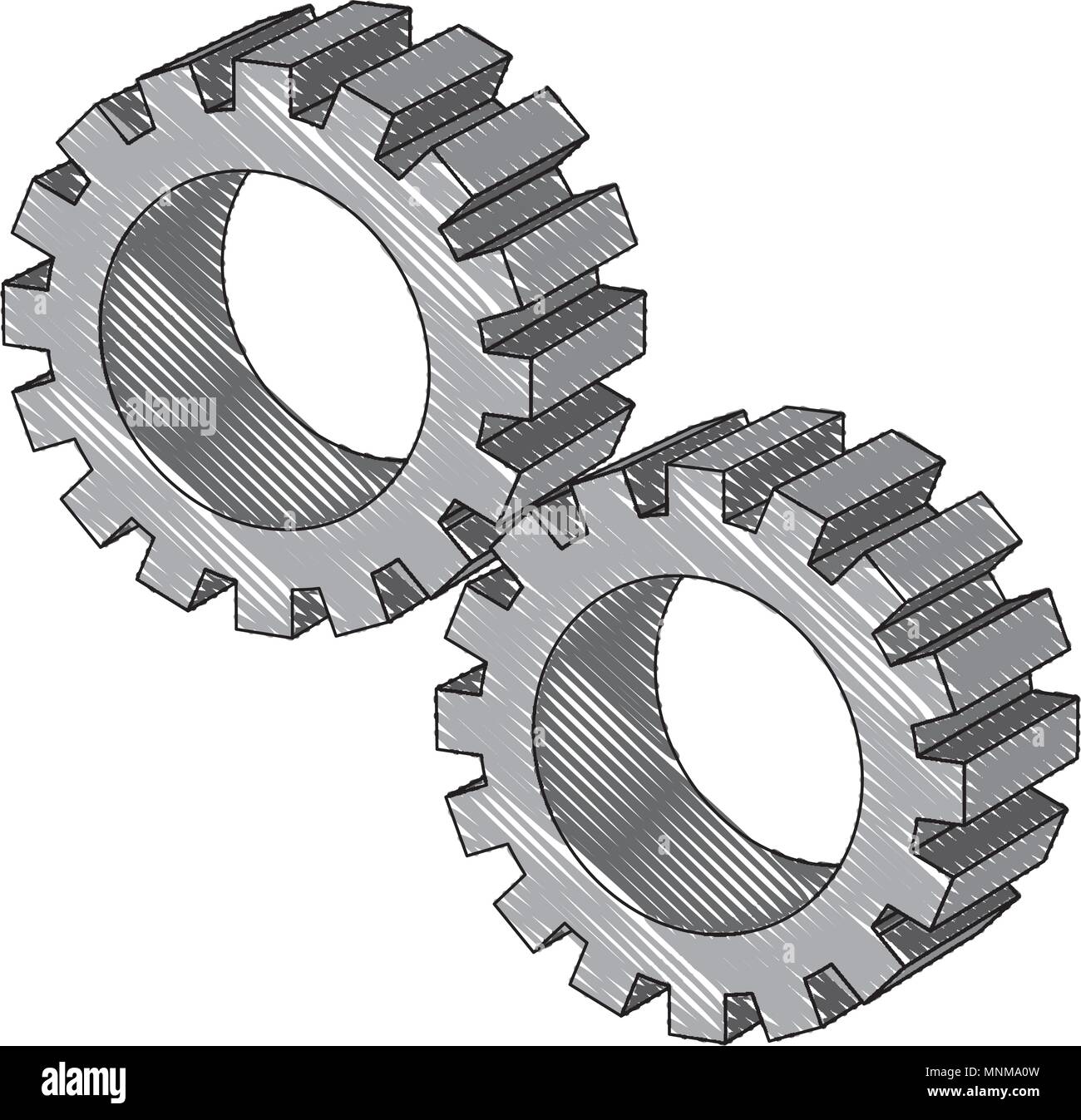gears machine isometric icon Stock Vector Image & Art - Alamy