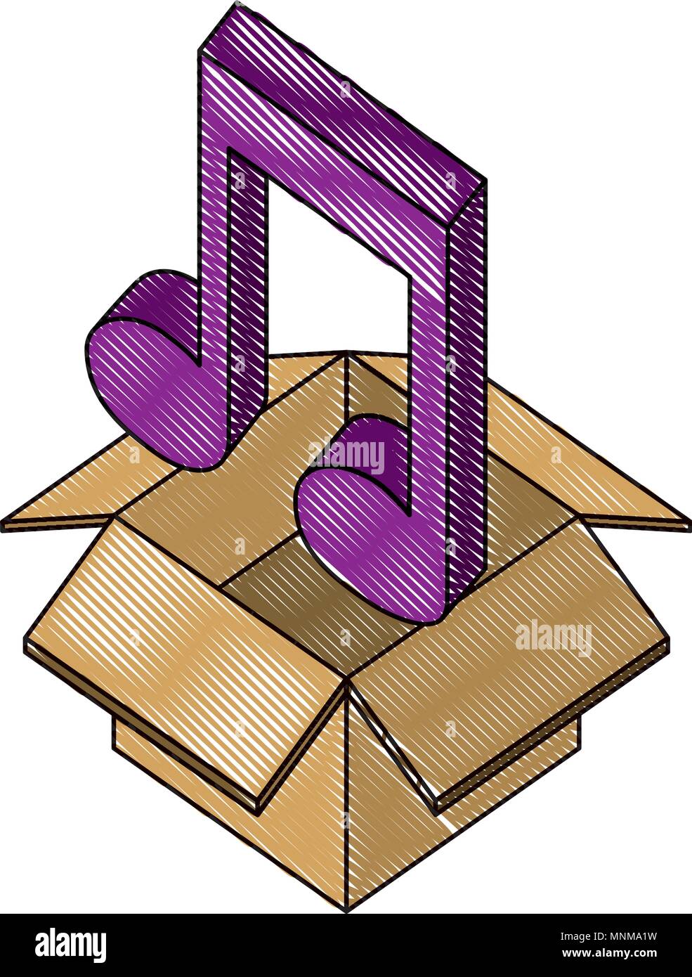 Music distribution Stock Vector Images - Alamy