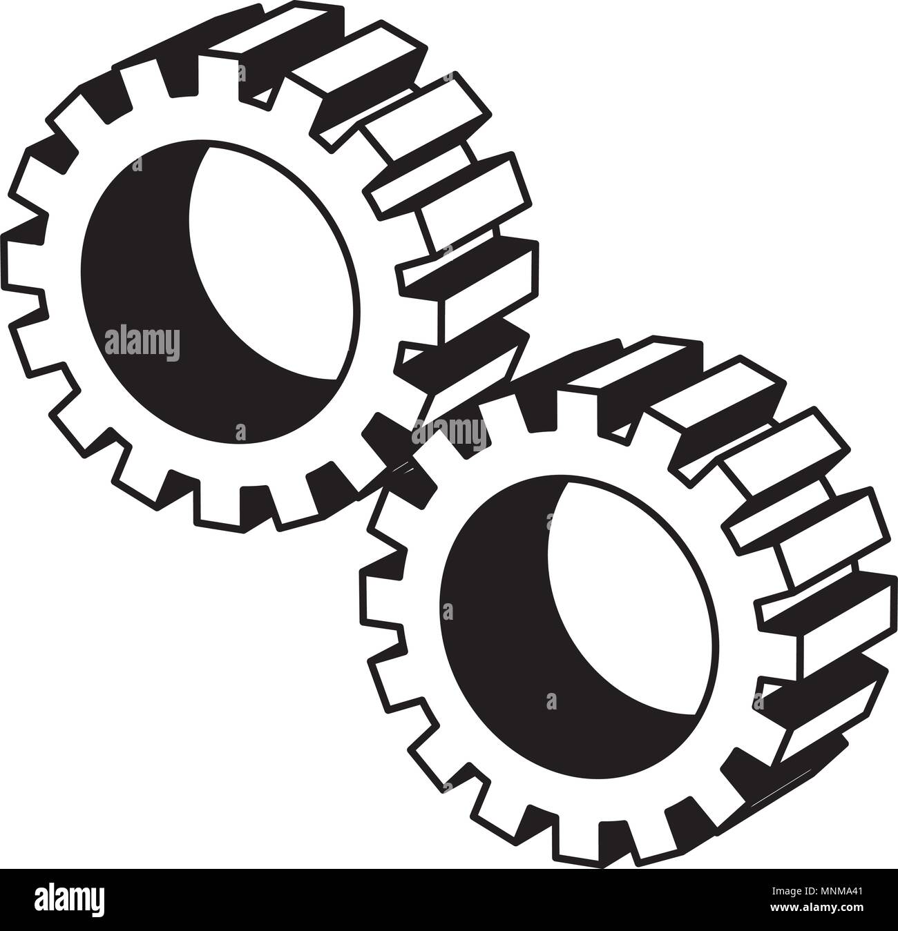 gears machine isometric icon Stock Vector Image & Art - Alamy