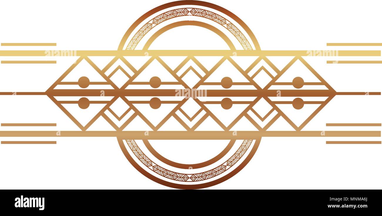 victorian line golden border style Stock Vector Image & Art - Alamy