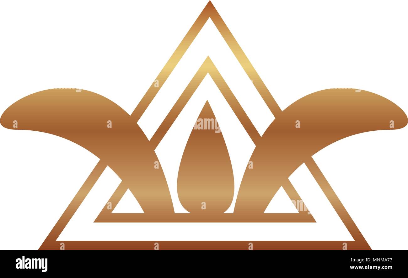 triangle golden victorian style Stock Vector Image & Art - Alamy