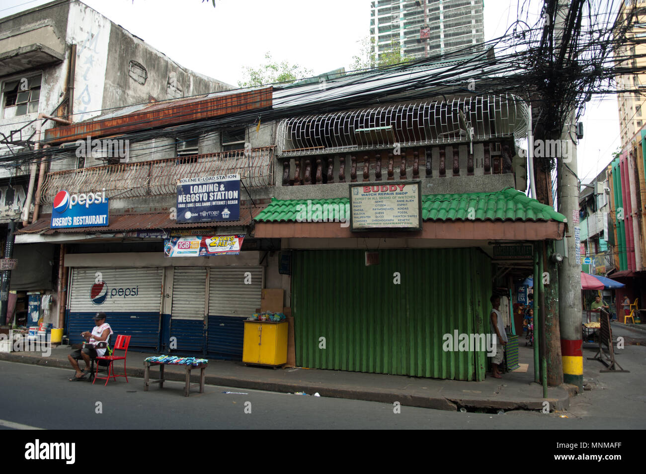 A street corner, Manila Stock Photo - Alamy