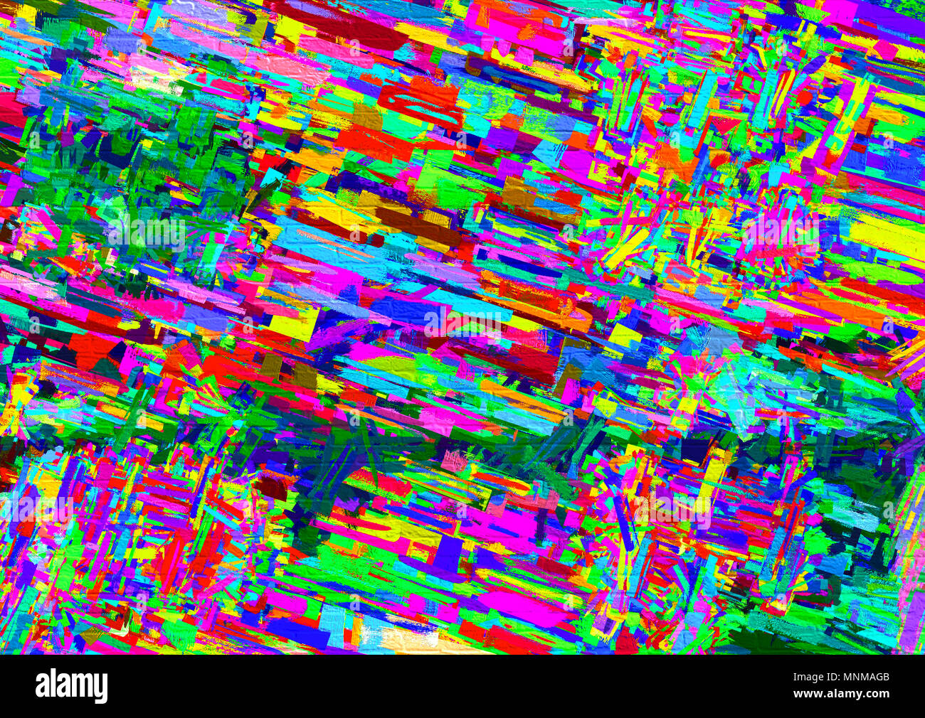 Abstract colorfully graphic digital photo art painting Stock Photo - Alamy