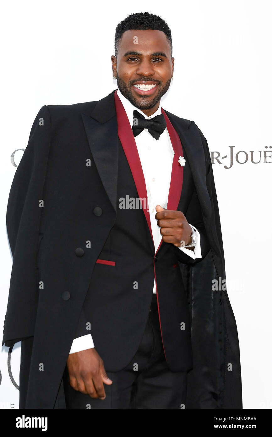 Cannes, France. 17th May 2018. Jason Derulo at the amfAR 25th Annual ...