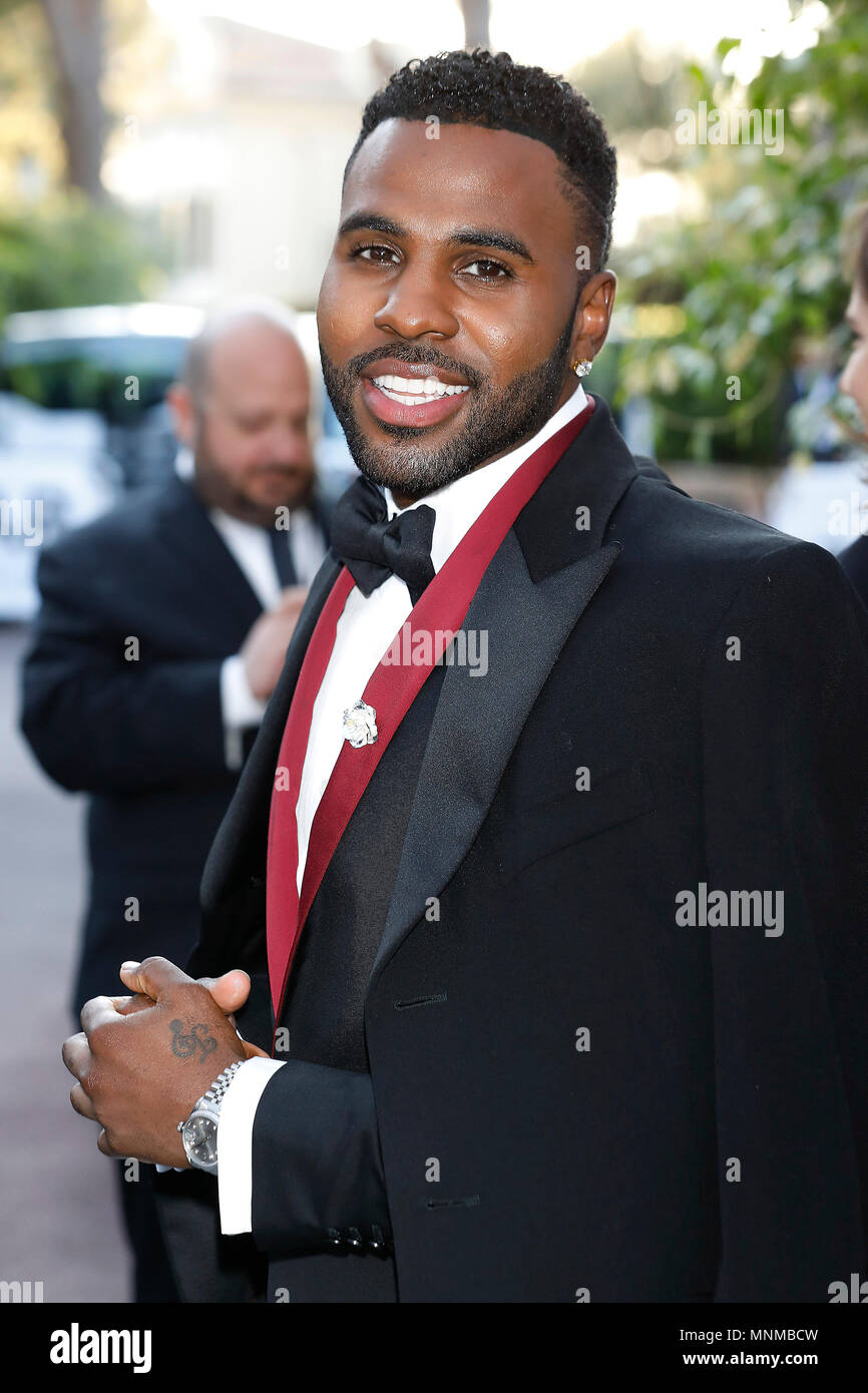 Cannes, France. 17th May 2018. Jason Derulo at the amfAR 25th Annual ...