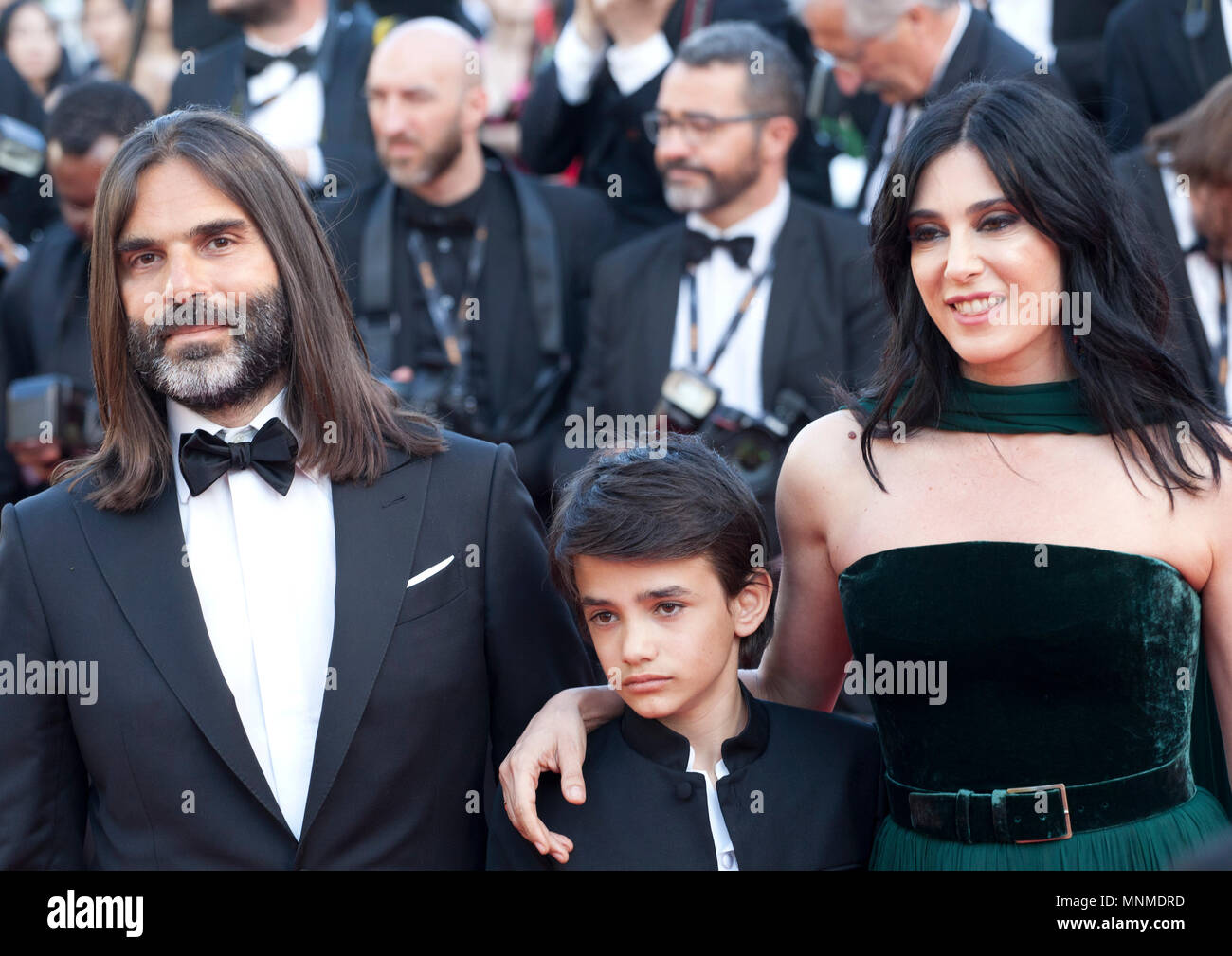 Cannes, France. 17th May 2018. Khaled Mouzanar, Zain Alrafeea, director ...