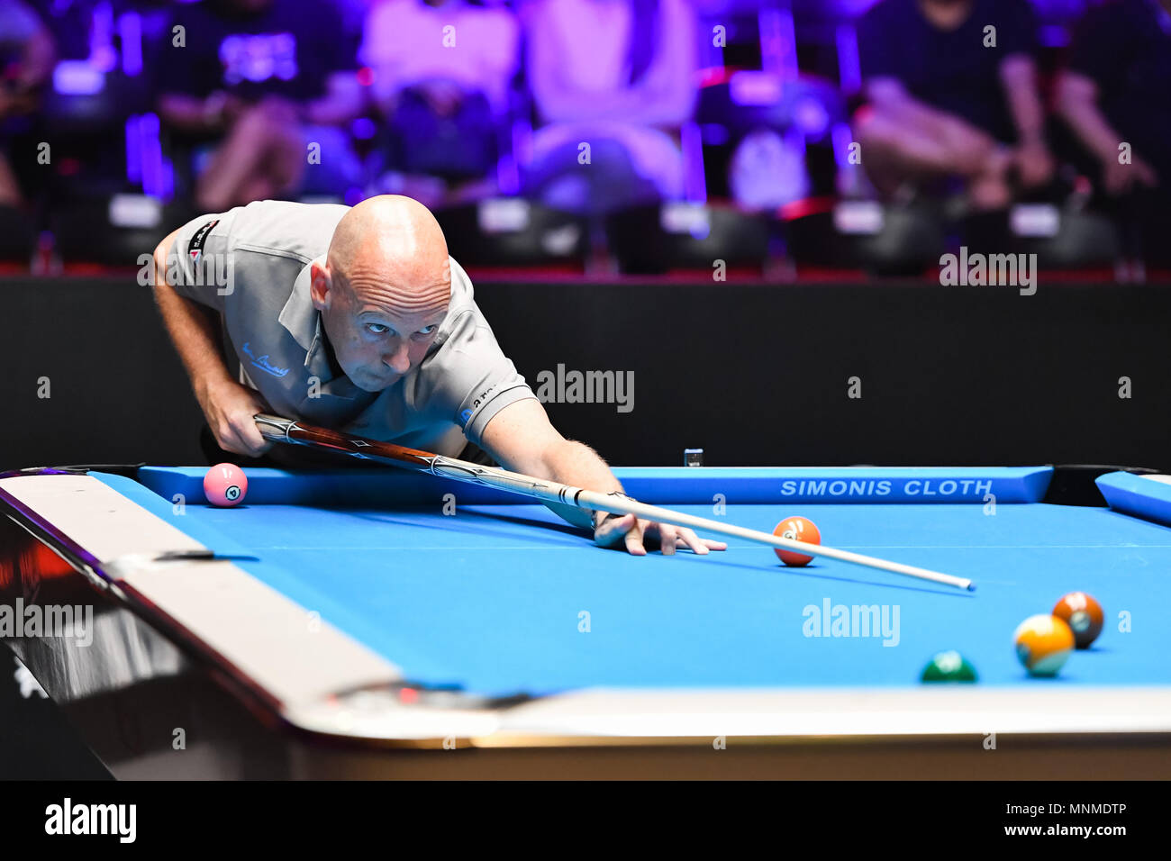 Shanghai, China. 18th May 2018. Germany's Ralf Souquet during WORLD CUP ...