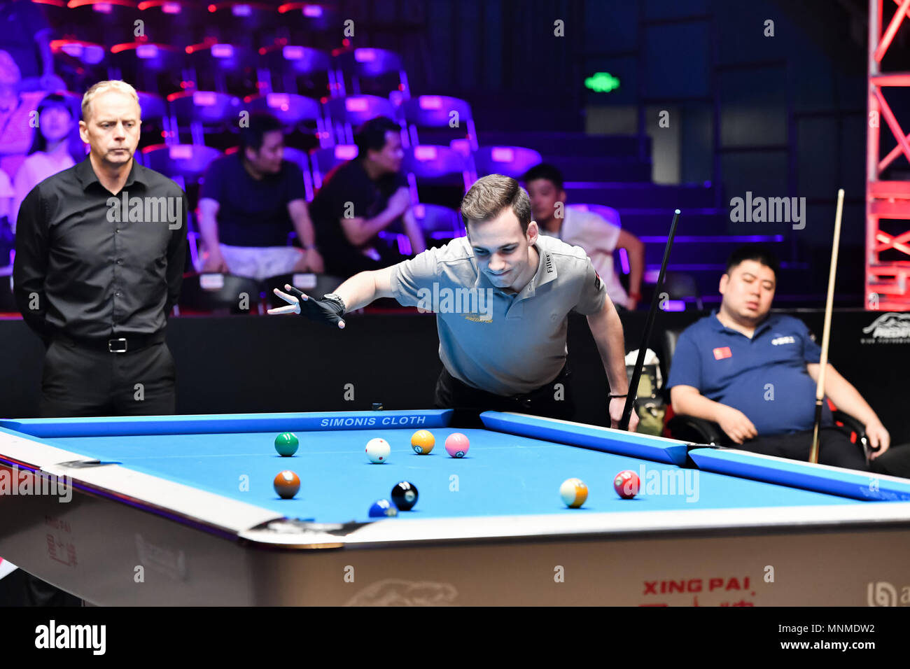 Shanghai, China. 18th May 2018. Germany's Joshua Filler during WORLD ...