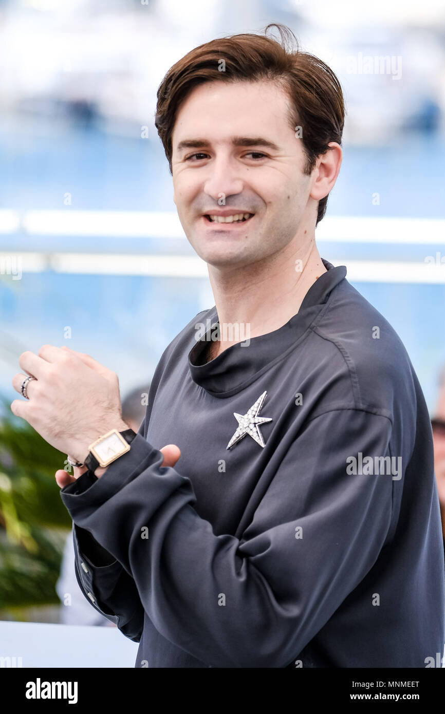 Cannes, France. 18th May 2018. Nicolas Maury at the 'Knife and Heart ...