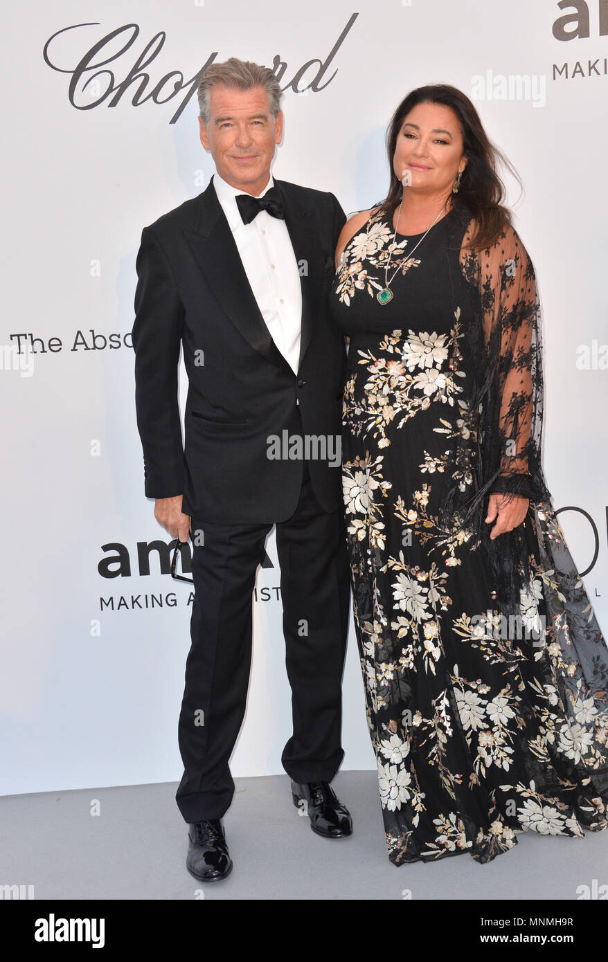 Cannes, France. May 17, 2018: Pierce Brosnan & Keely Shaye Brosnan at ...
