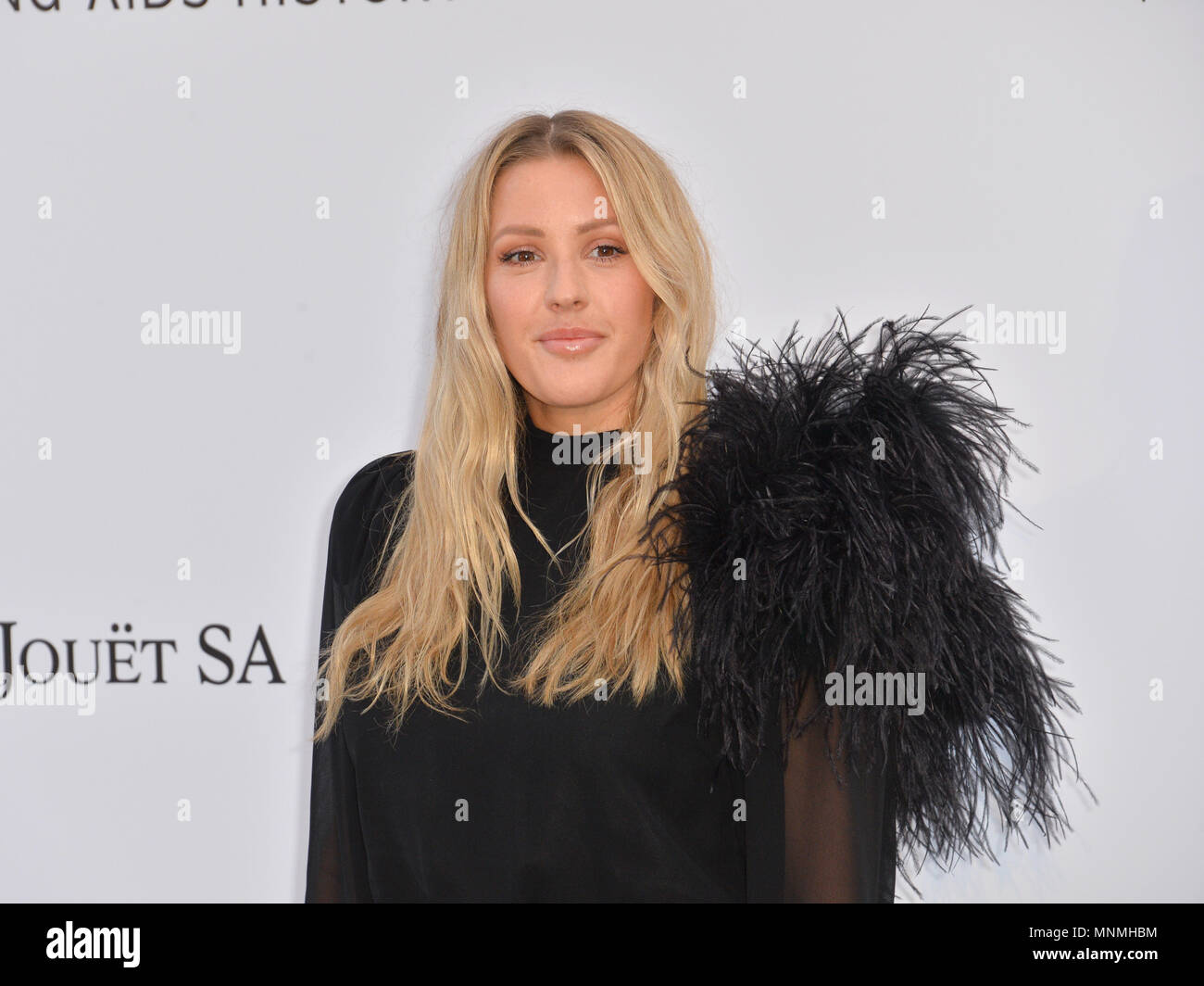Cannes, France. May 17, 2018: Ellie Gould at the 25th amfAR Gala Cannes ...
