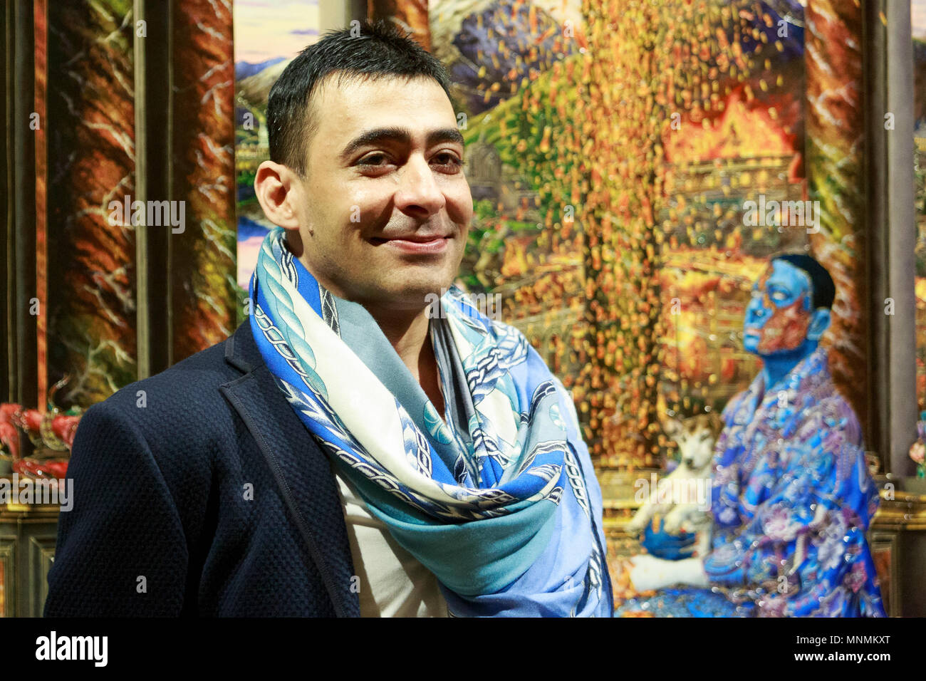 Edinburgh, Scotland. UK. 18 May 2018. Photo call for of Raqib Shaw ...