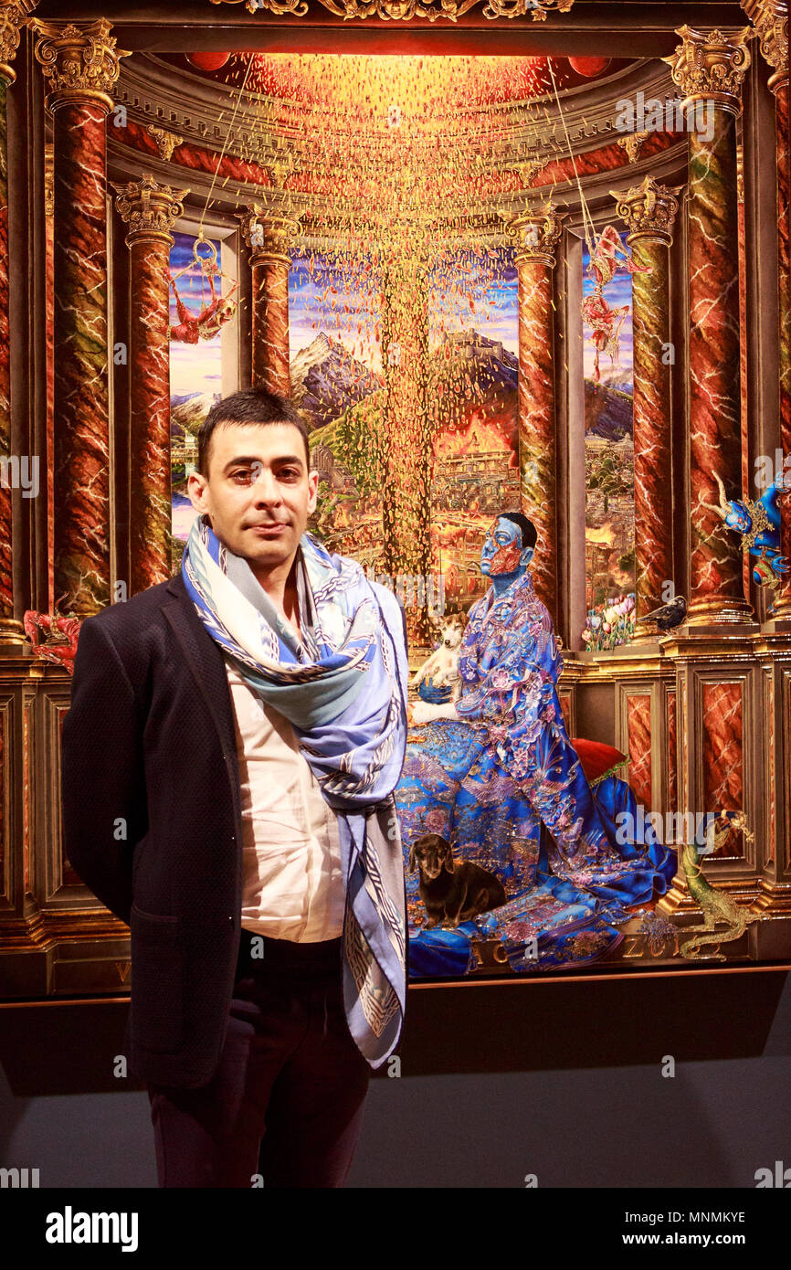 Edinburgh, Scotland. UK. 18 May 2018. Photo call for of Raqib Shaw ...