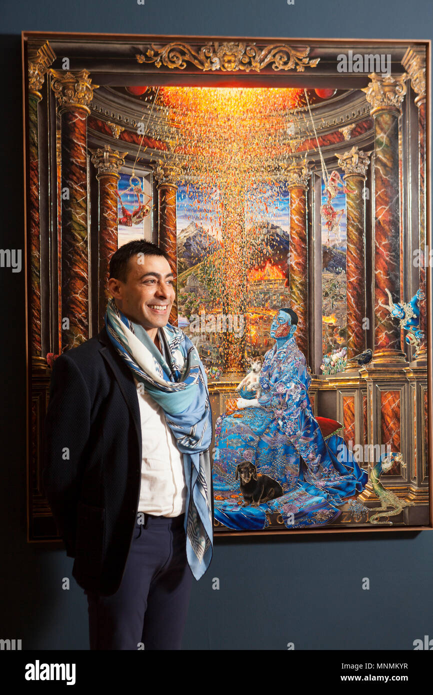 Edinburgh, Scotland. UK. 18 May 2018. Photo call for of Raqib Shaw ...