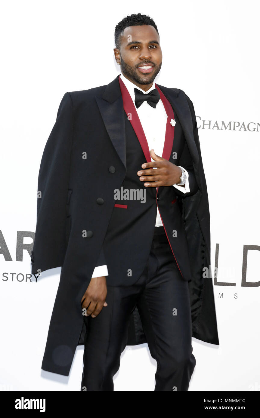 Jason Derulo attending the amfAR's 25th Cinema Against Aids Gala during ...