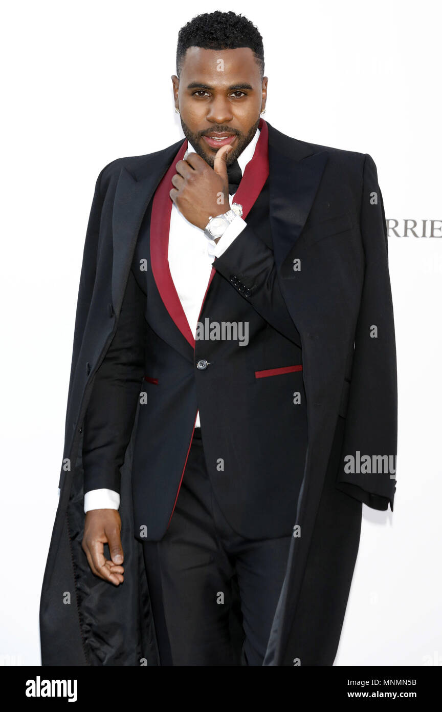 Jason Derulo attending the amfAR's 25th Cinema Against Aids Gala during ...