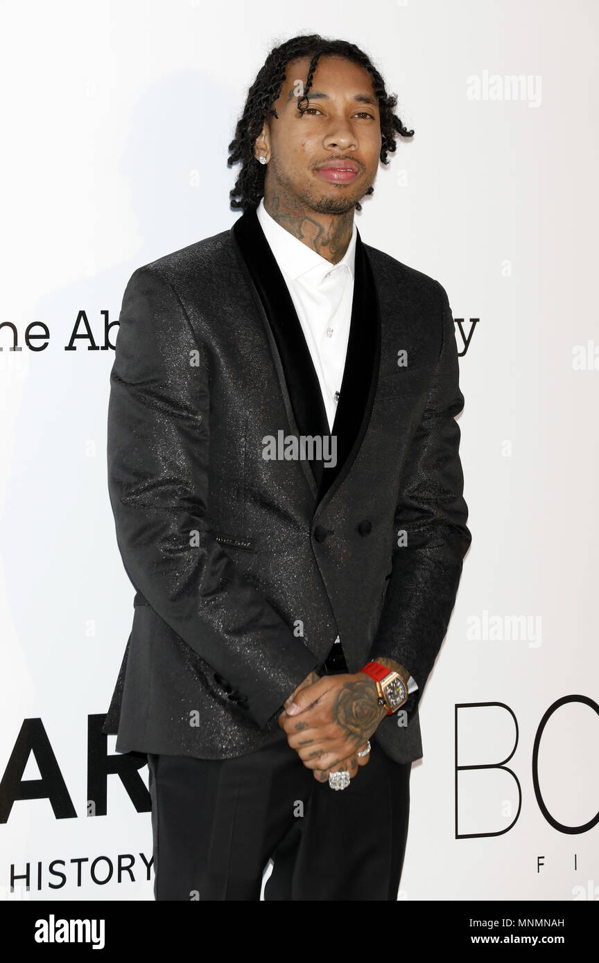 Tyga attending the amfAR's 25th Cinema Against Aids Gala during 71st ...