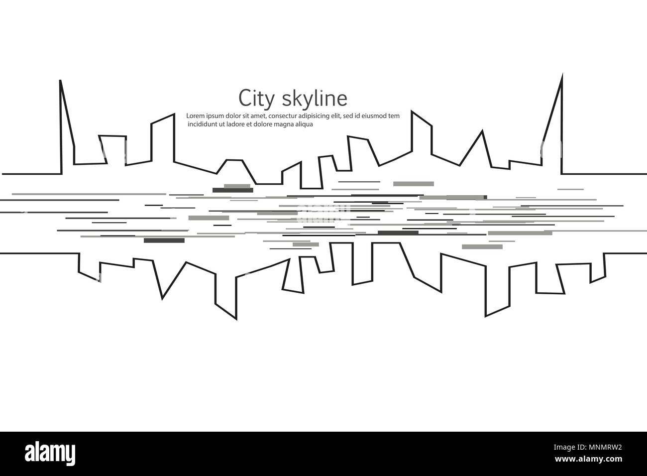 Horizon line drawing hi-res stock photography and images - Alamy