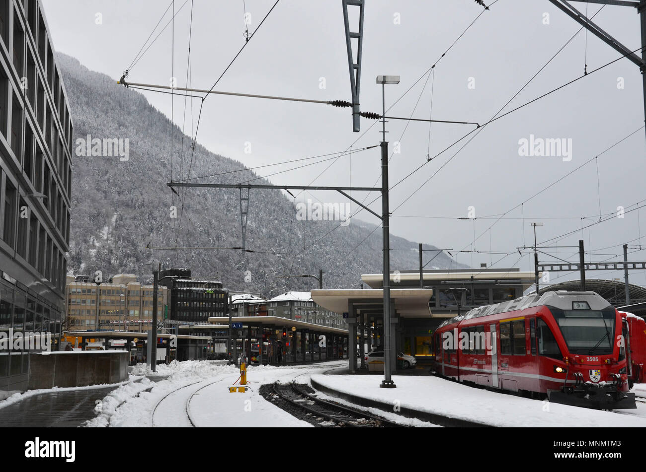 The chur railway station hi-res stock photography and images - Alamy