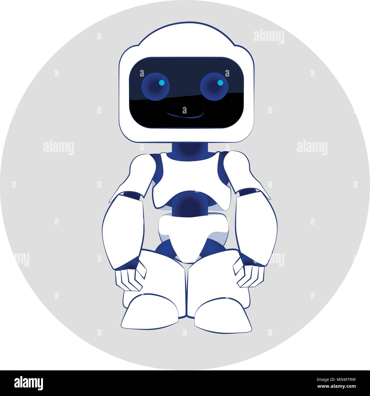 Vector illustration of robot Stock Vector Image & Art - Alamy