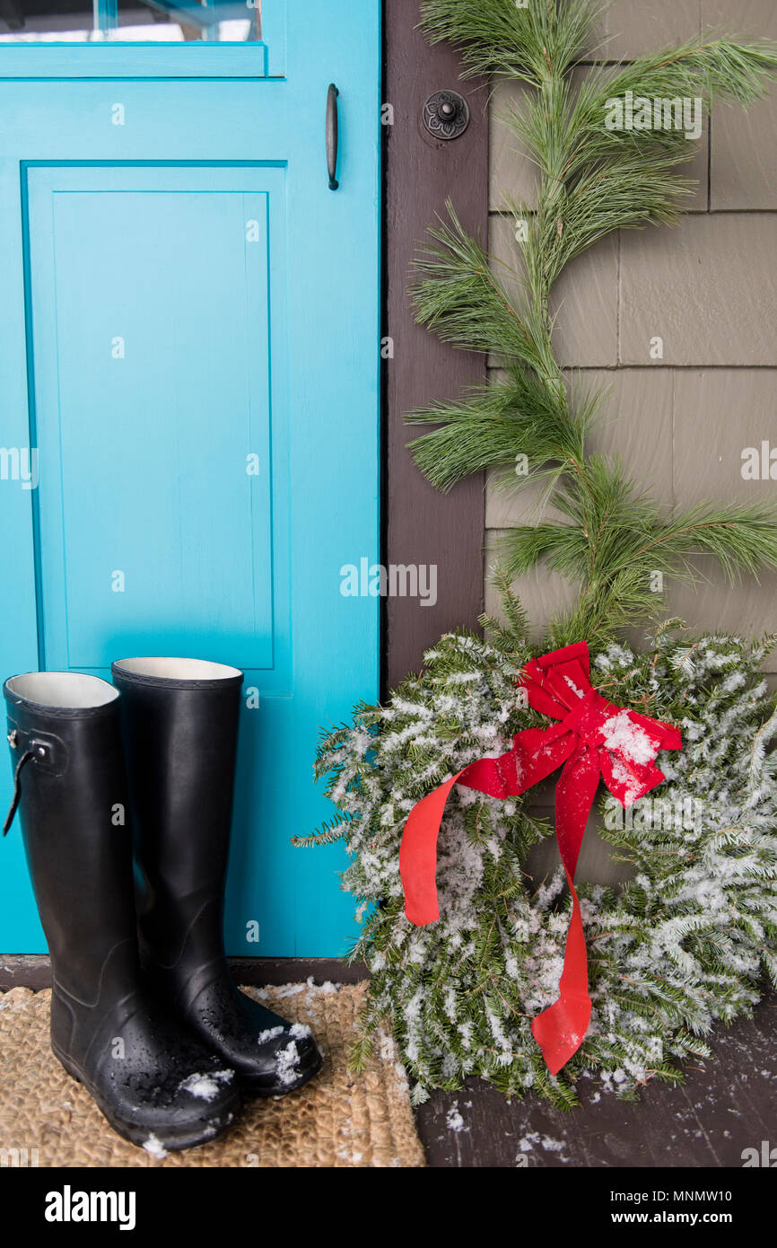 Rubber Boot, Door Stock Photos & Rubber Boot, Door Stock Images - Alamy