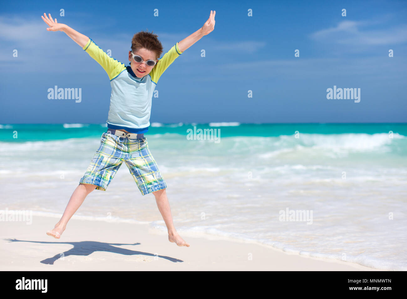 Beach Jumping Seaside High Resolution Stock Photography and Images - Alamy