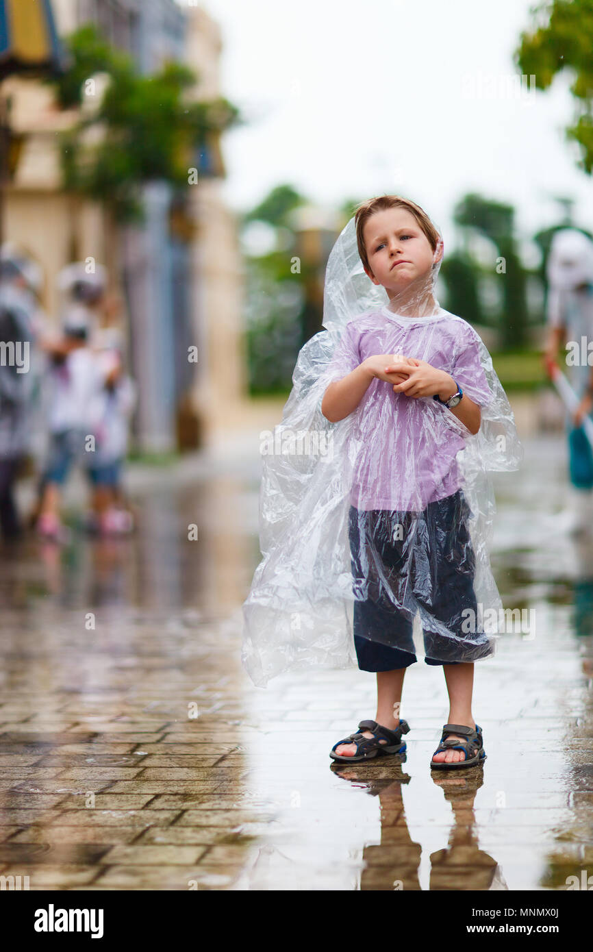 Plastic raincoat hi-res stock photography and images - Alamy