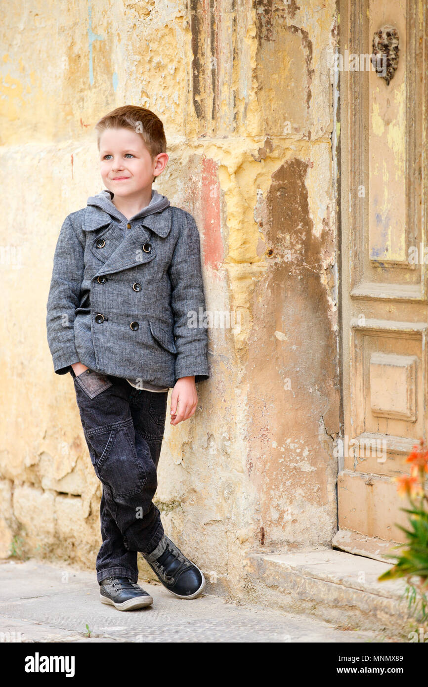 Six Year Old Boy Standing