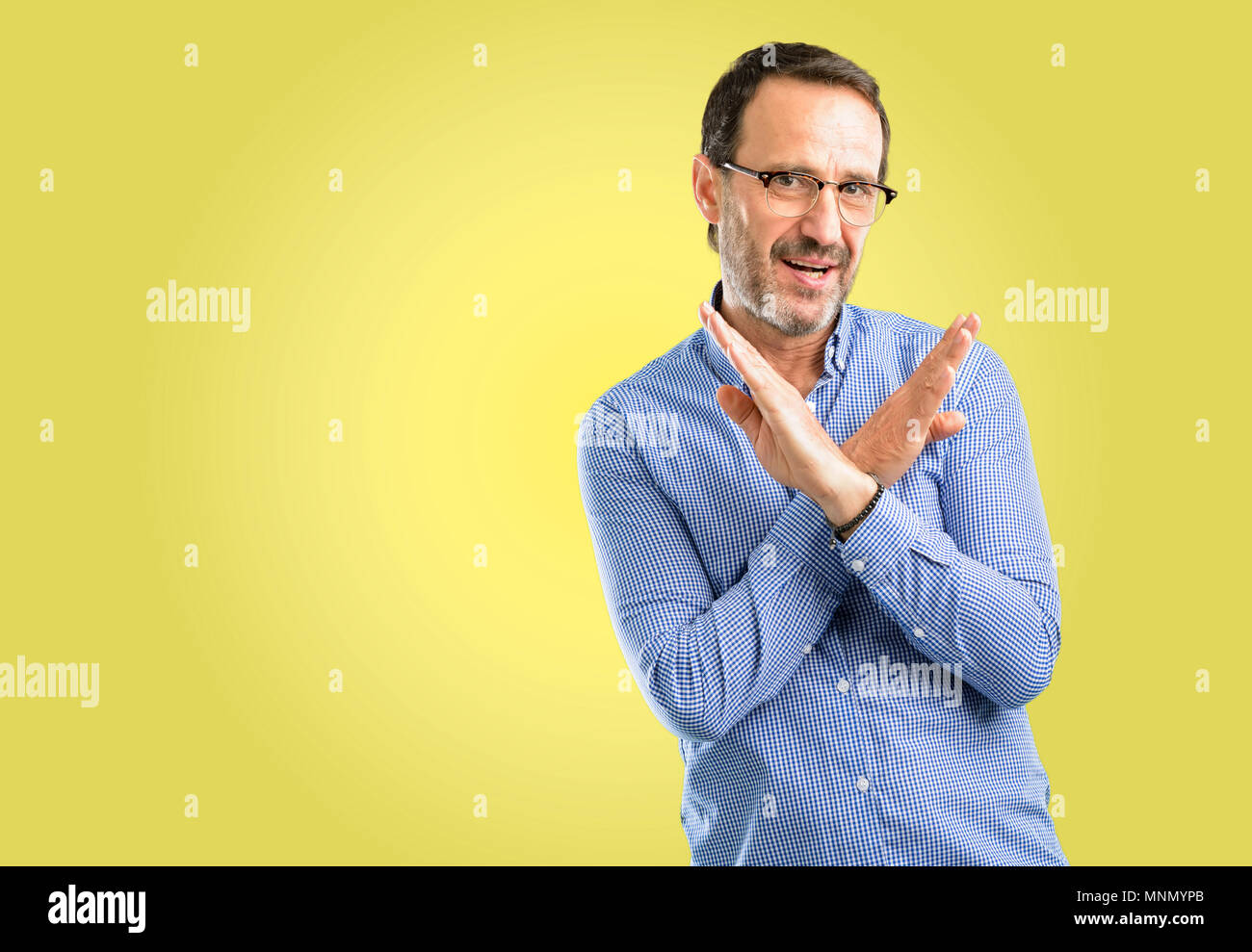 Man saying no angry hi-res stock photography and images - Alamy