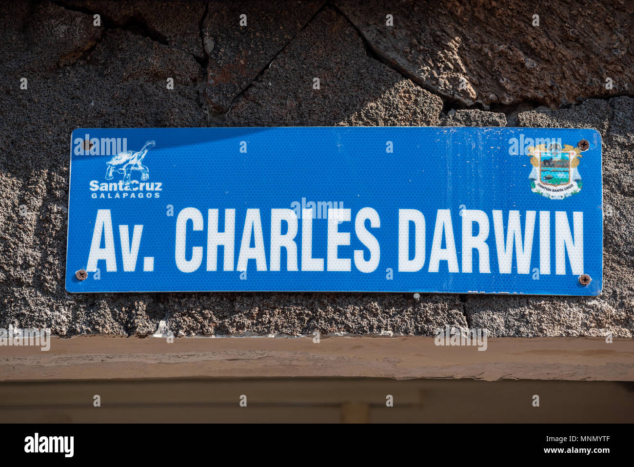 Galápagos ecuador sign hi-res stock photography and images - Alamy