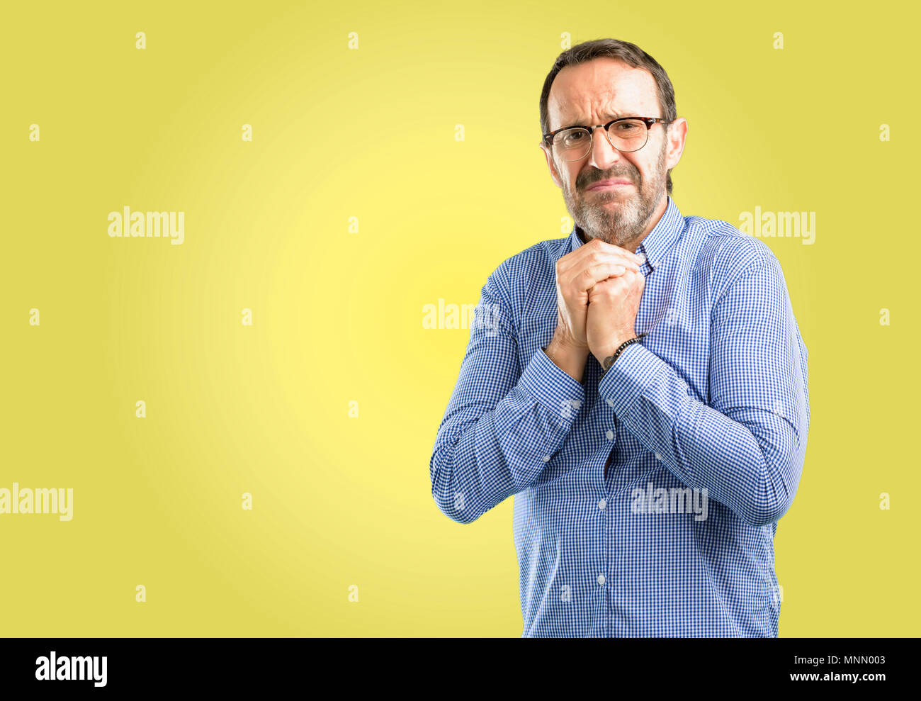 Handsome middle age man crying depressed full of sadness expressing sad ...