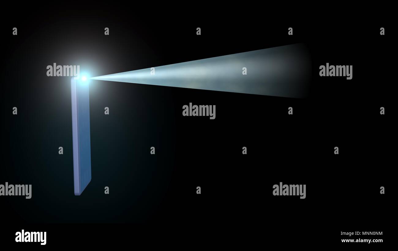 Face recognition , biometric verification and scanning ray, light beam ...
