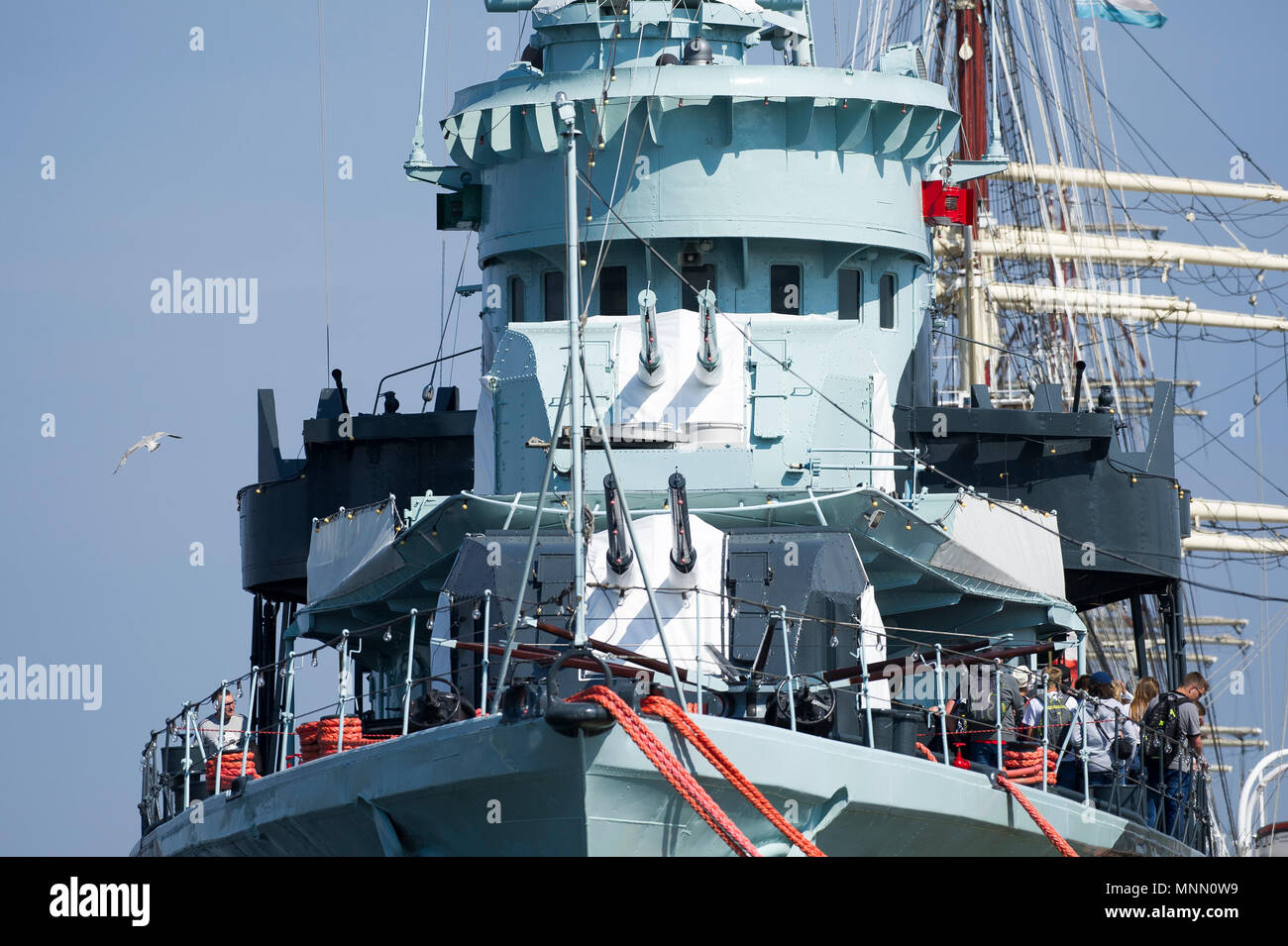 Museum ship ORP Blyskawica is a Grom class destroyer which served in ...