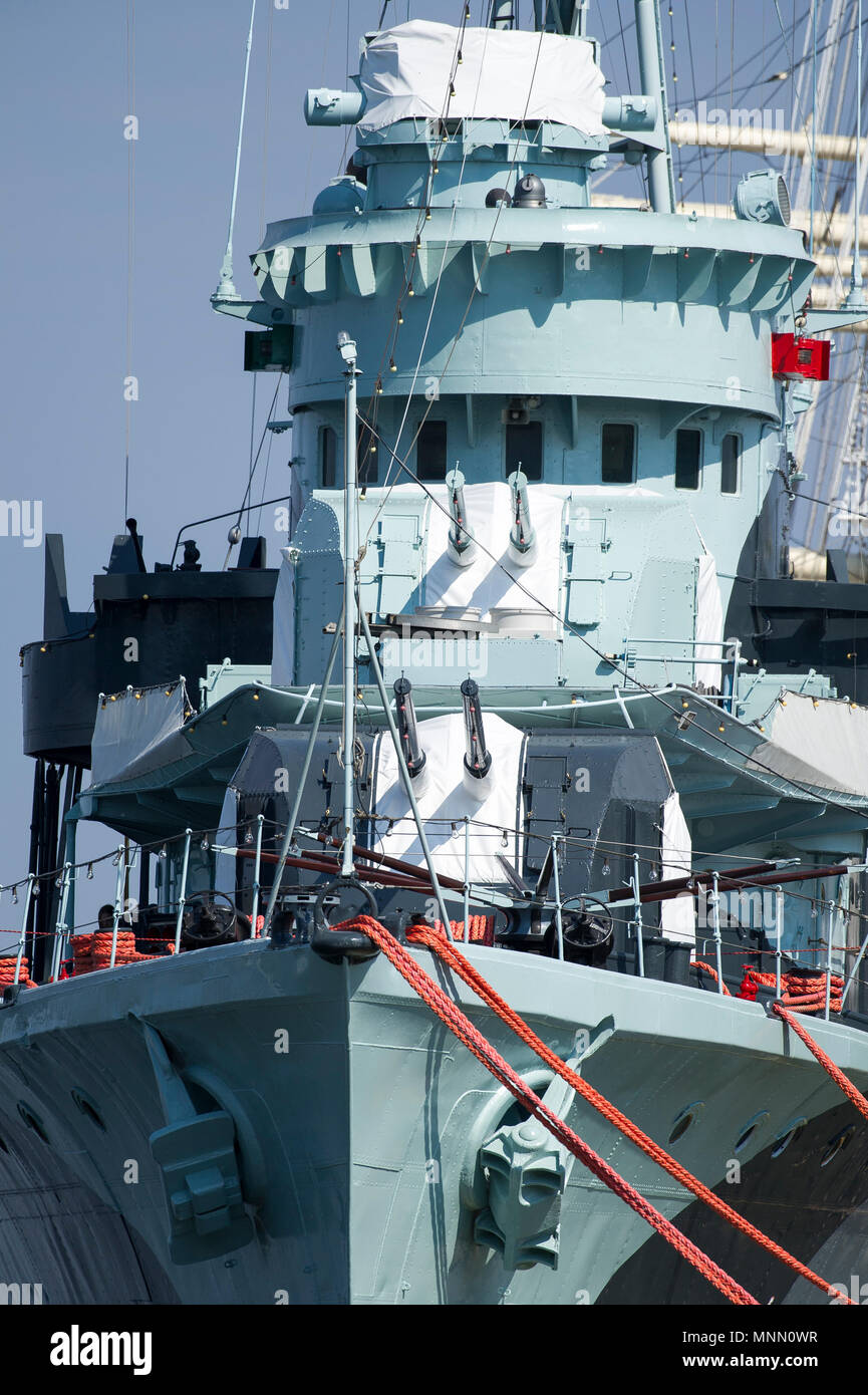 Museum ship ORP Blyskawica is a Grom class destroyer which served in ...