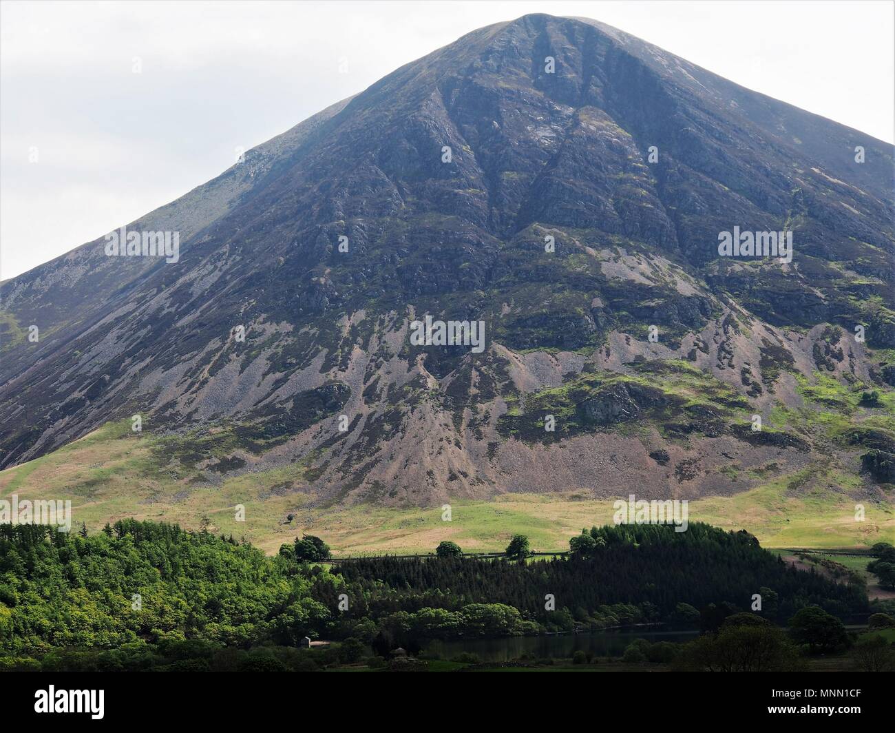 Grasmoor with Crummock Water, Lake District National Park, Cumbria ...