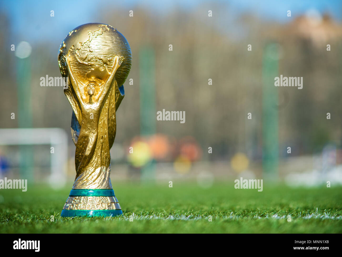 Qatar world cup stadium grass field hi-res stock photography and images ...