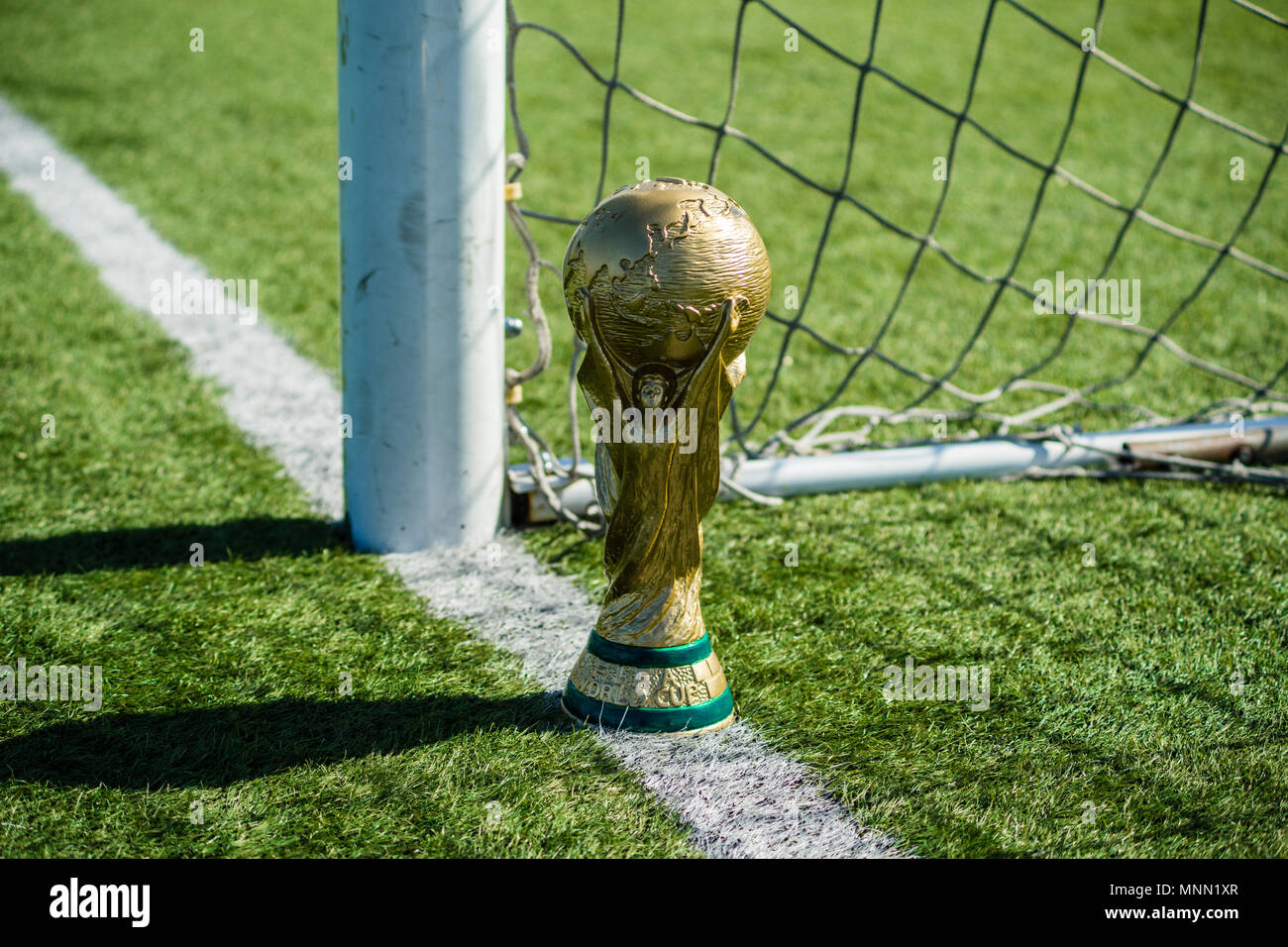 Qatar world cup trophy hi-res stock photography and images - Alamy