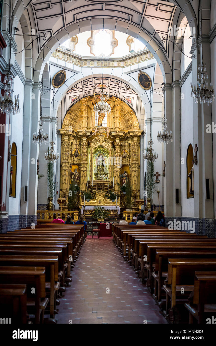 Temple of Carmen de San Angel, Mexico City, Mexico Stock Photo - Alamy