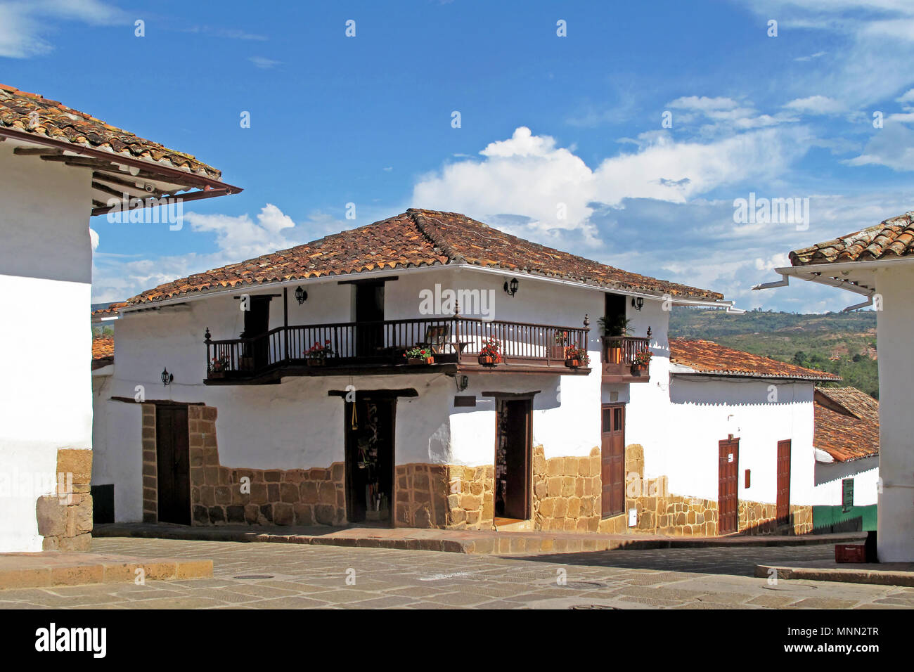 Old colonial town of Barichara, Santander, Colombia Stock Photo - Alamy
