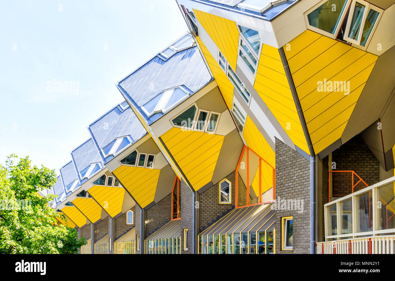 Rotterdam, Netherlands, 26 May 2017 - The Cube Houses In Rotterdam ...