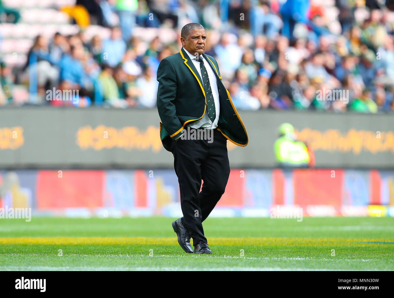 CAPE TOWN, SOUTH AFRICA - Saturday 7 October 2017, South African coach ...