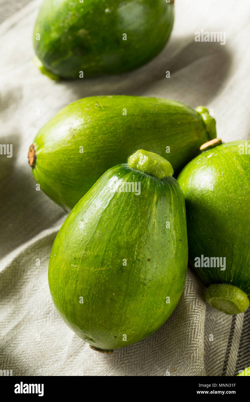 Raw Green Organic Korean Squash Ready to Cook Stock Photo - Alamy