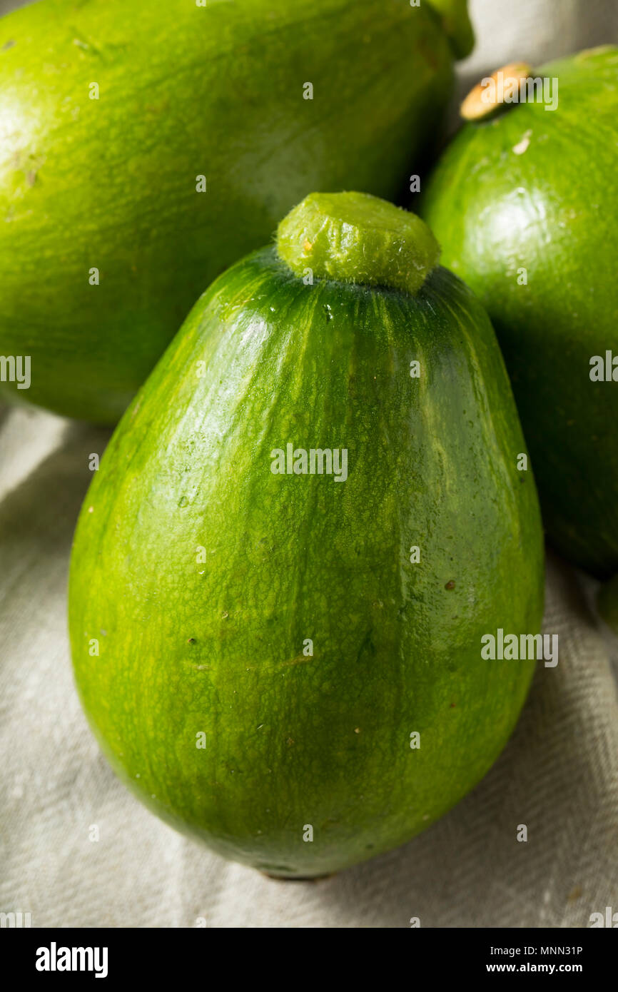 Raw Green Organic Korean Squash Ready to Cook Stock Photo - Alamy