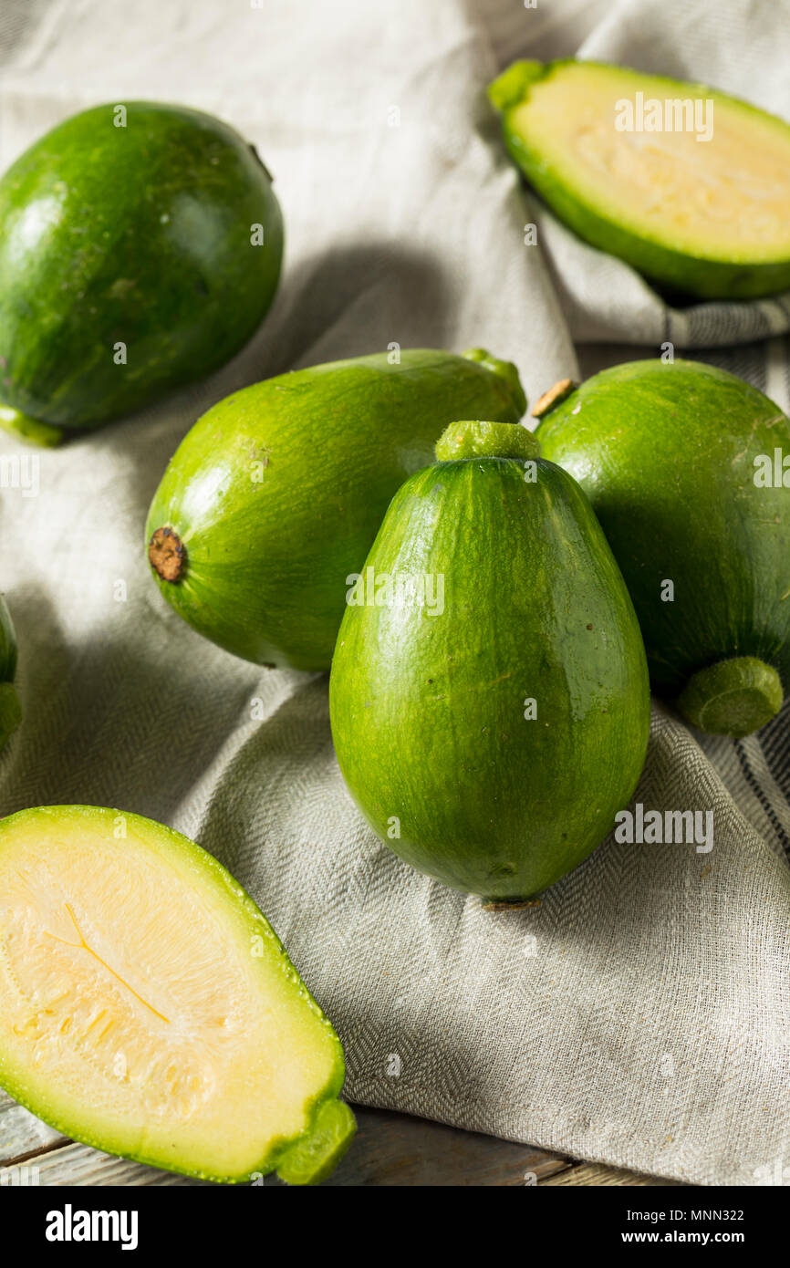 Raw Green Organic Korean Squash Ready to Cook Stock Photo - Alamy