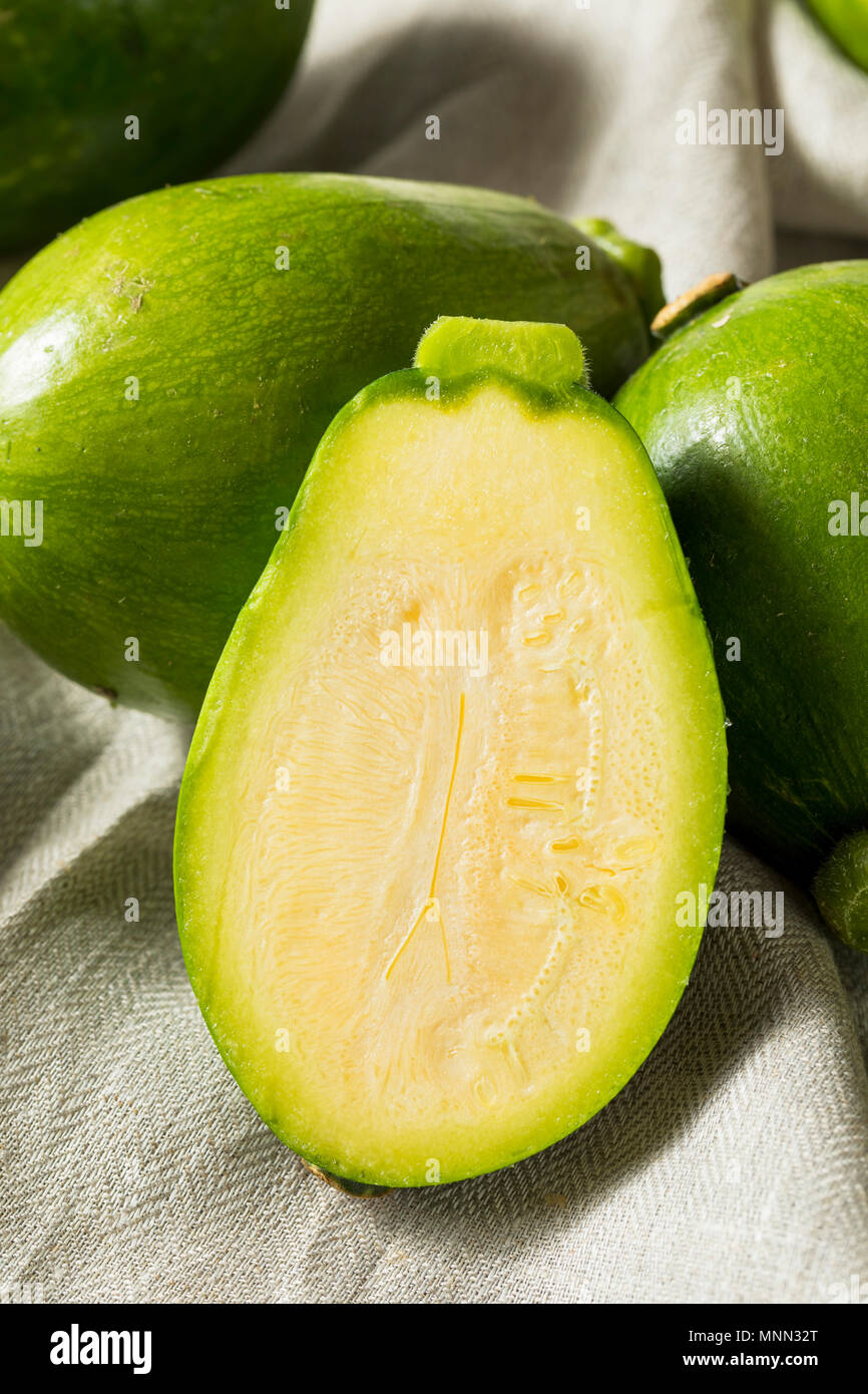Raw Green Organic Korean Squash Ready to Cook Stock Photo - Alamy