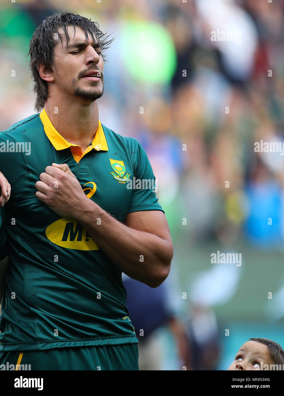 CAPE TOWN, SOUTH AFRICA - Saturday 7 October 2017, a little boy looks ...