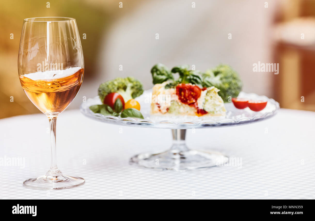 Top view of summer dinks, fruit cocktails on white wood table with ...