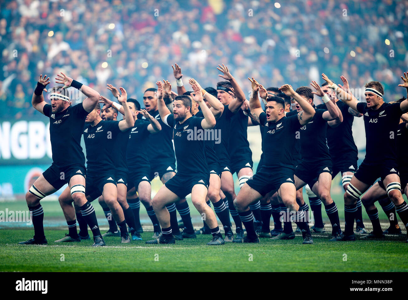 CAPE TOWN, SOUTH AFRICA - Saturday 7 October 2017, Kieran Read (captain ...