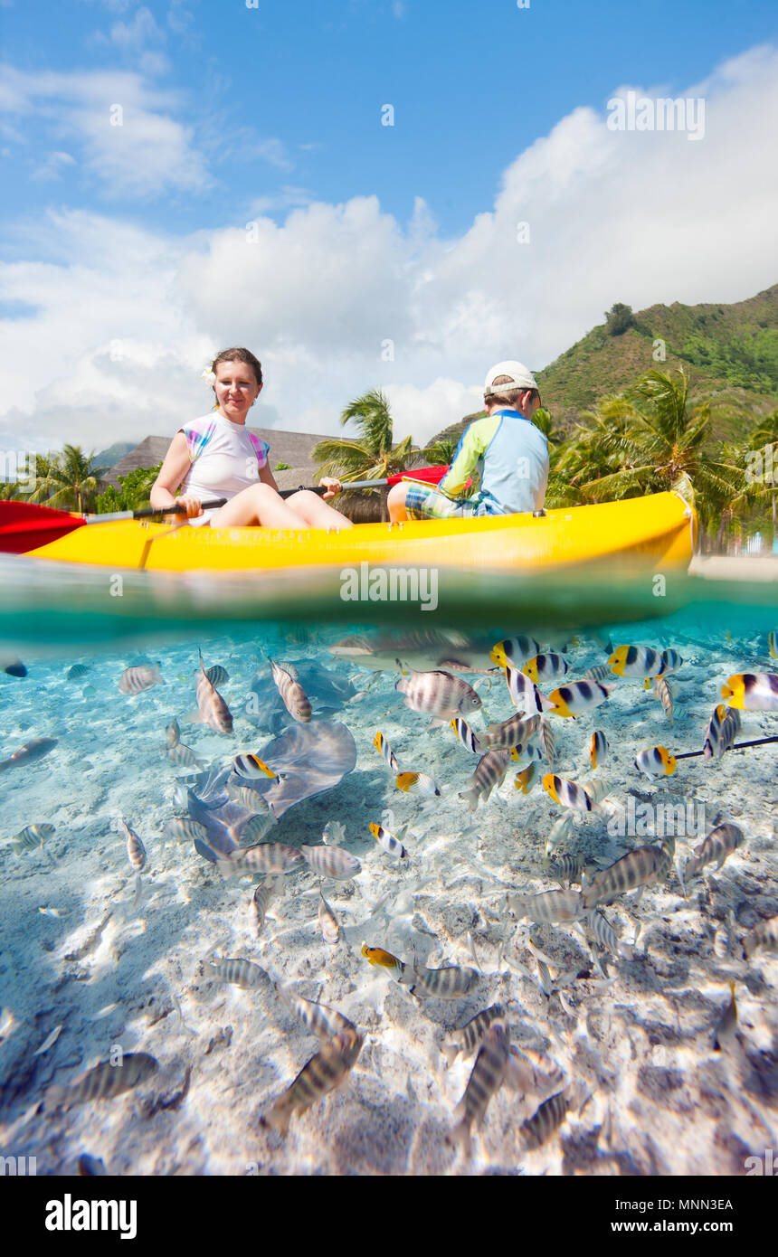Family having great adventure vacation holidays Stock Photo - Alamy